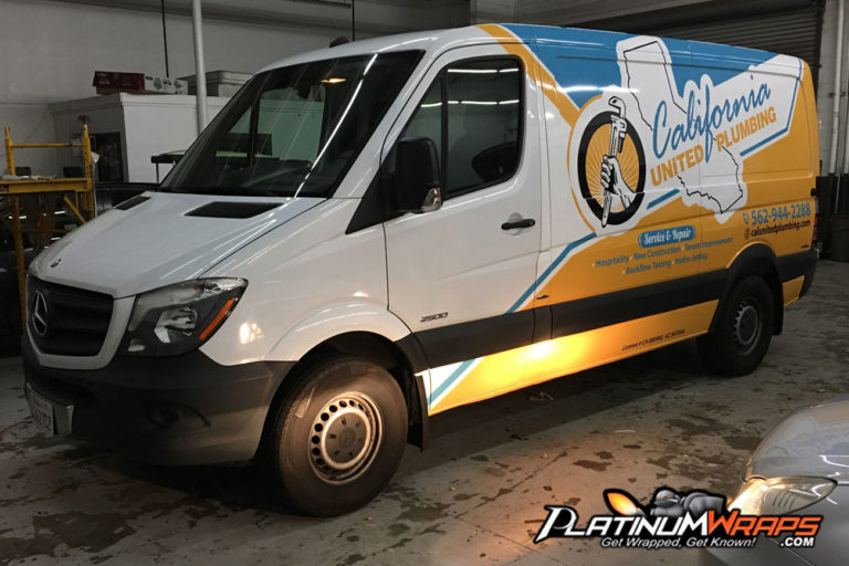 Plumbing Van Graphics Wrap - Platinum Wraps San Bernardino