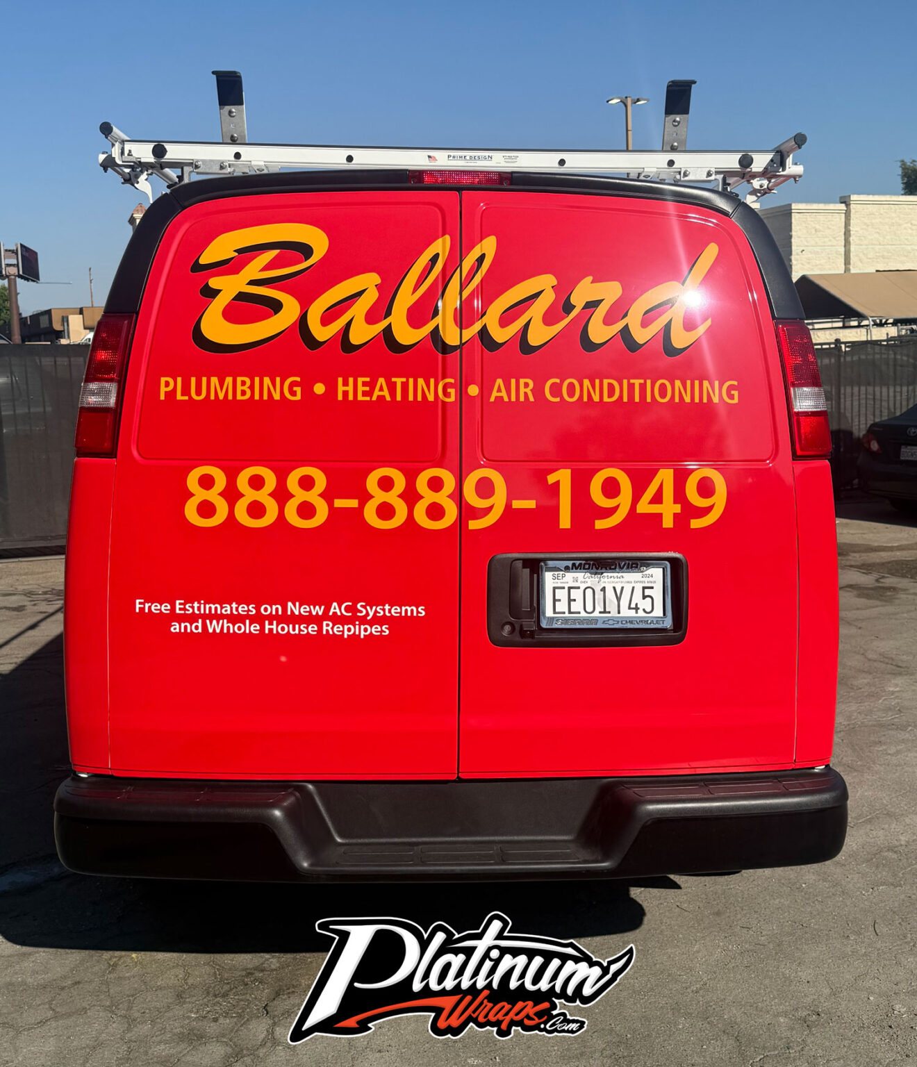 Heating & Air Conditioning Full Wrap - Platinum Wraps San Bernardino