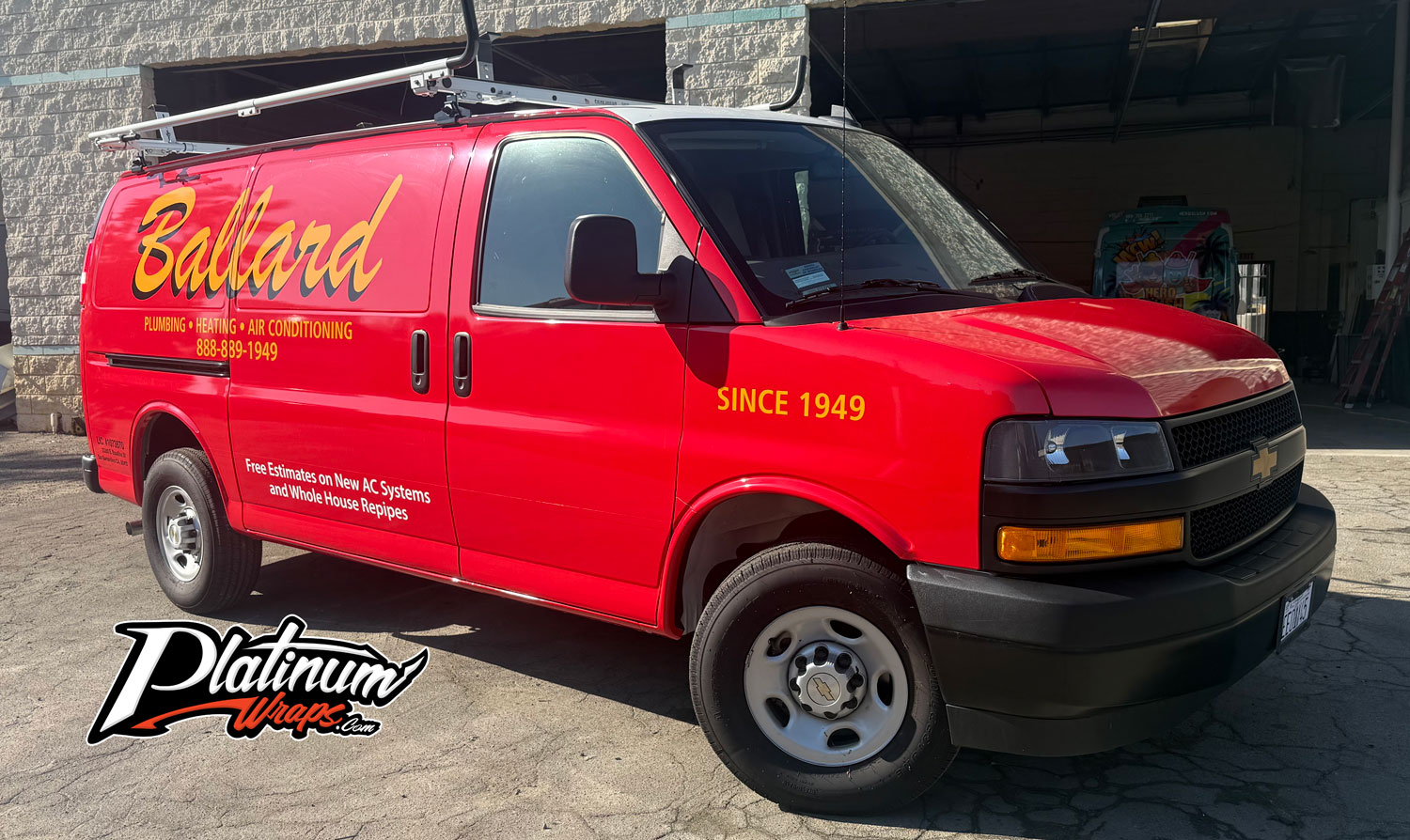 Heating & Air Conditioning Full Wrap - Platinum Wraps San Bernardino