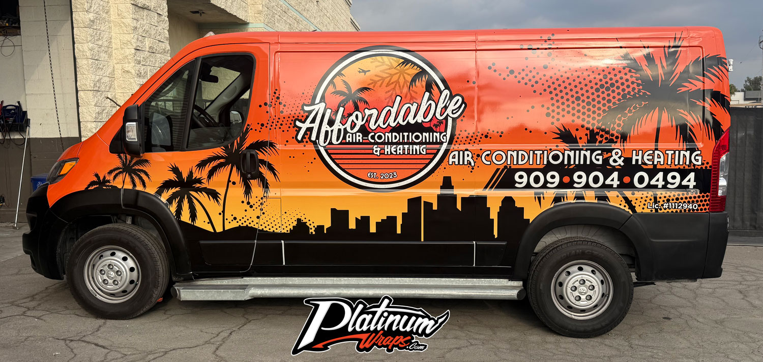 Heating & Air Conditioning Full Wrap - Platinum Wraps San Bernardino