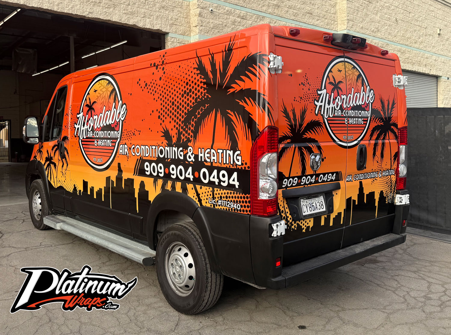 Heating & Air Conditioning Full Wrap - Platinum Wraps San Bernardino