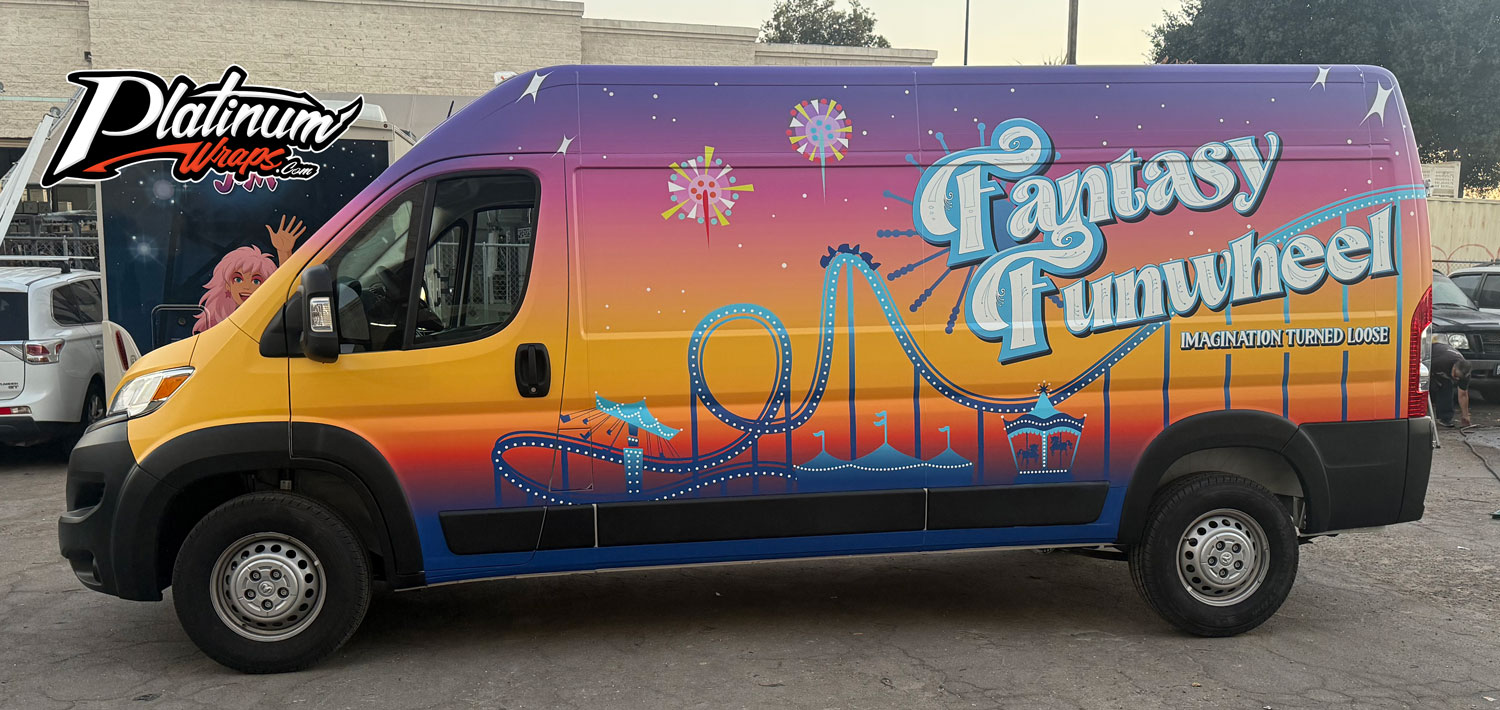 Colorful Van Wrap - Platinum Wraps San Bernardino