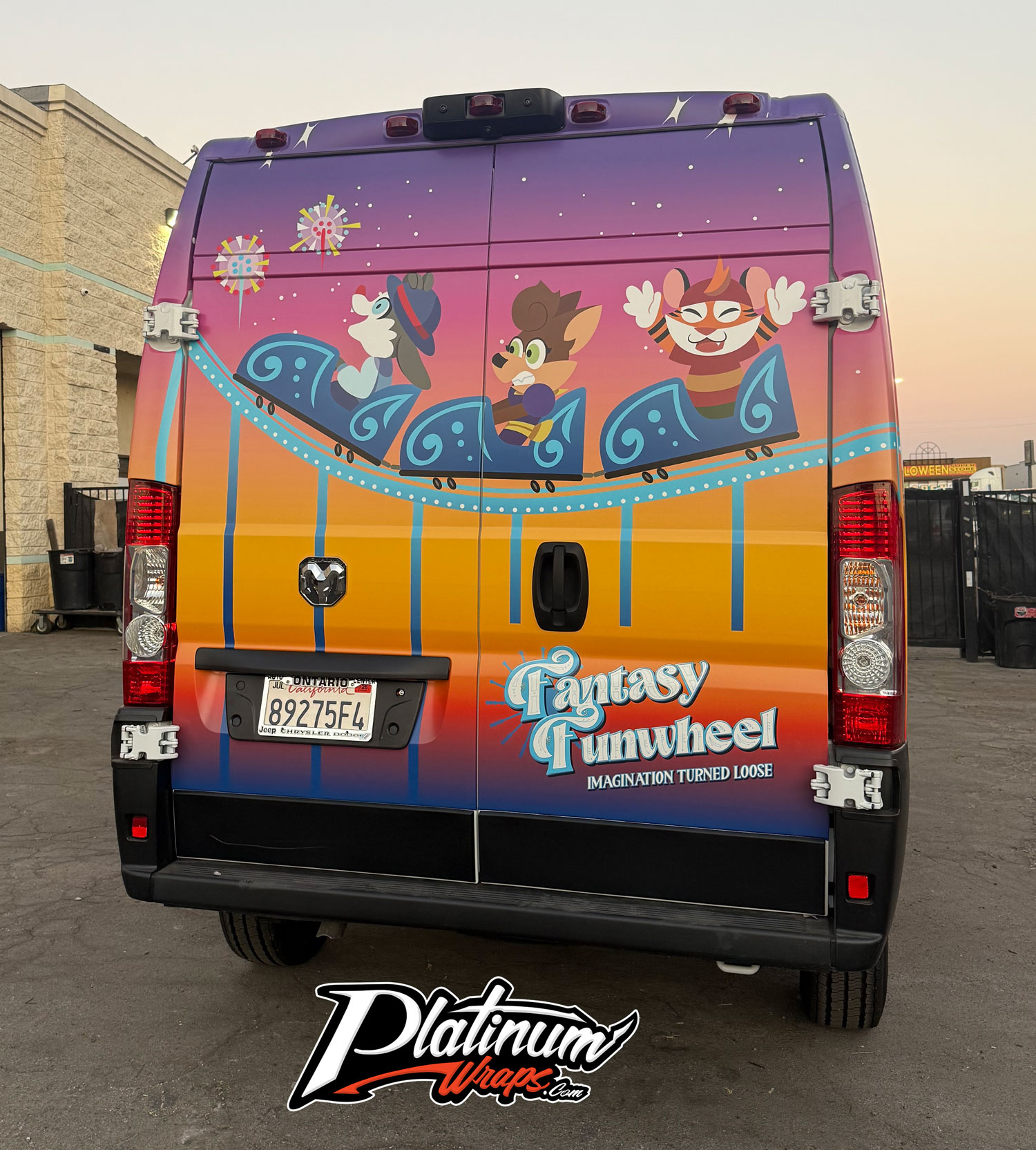 Colorful Van Wrap - Platinum Wraps San Bernardino